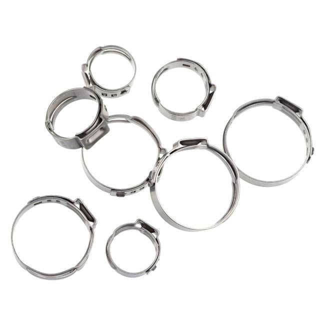06AN Stainless Steel Push Lock Hose Clamp, 2 Piece - Walmart.com