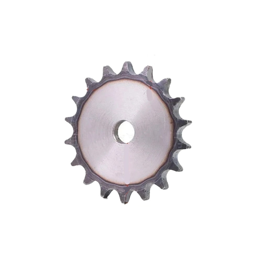06B Process Hole Roller Chain Gear 10-45Teeth A3 Steel Pitch 9.525mm Thickness 5mm Flat Chain ...
