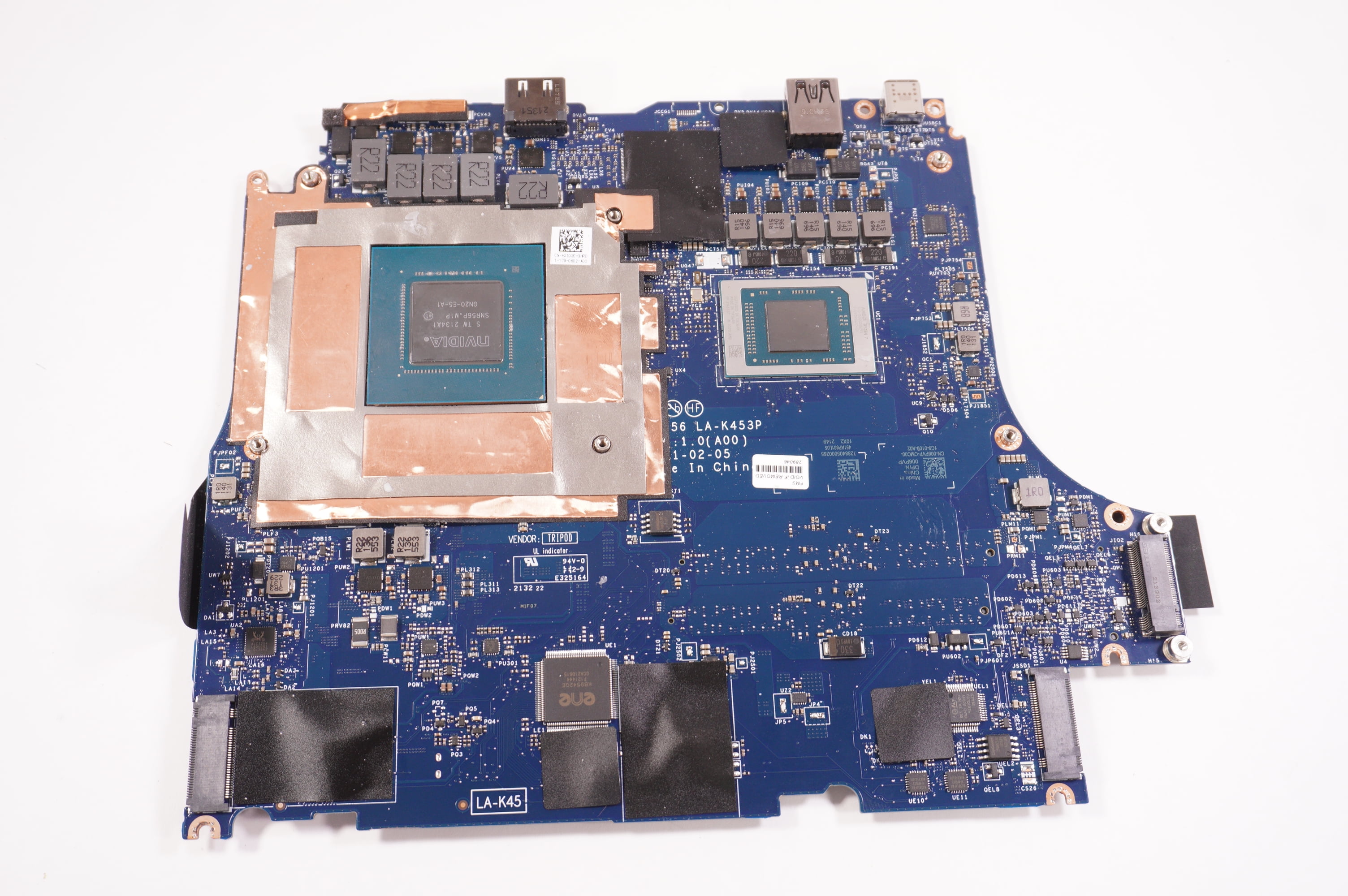 06PVP Dell AMD Ryzen R7-5800H 3.2 GHZ Motherboard ALIENWARE M15 R5 ...