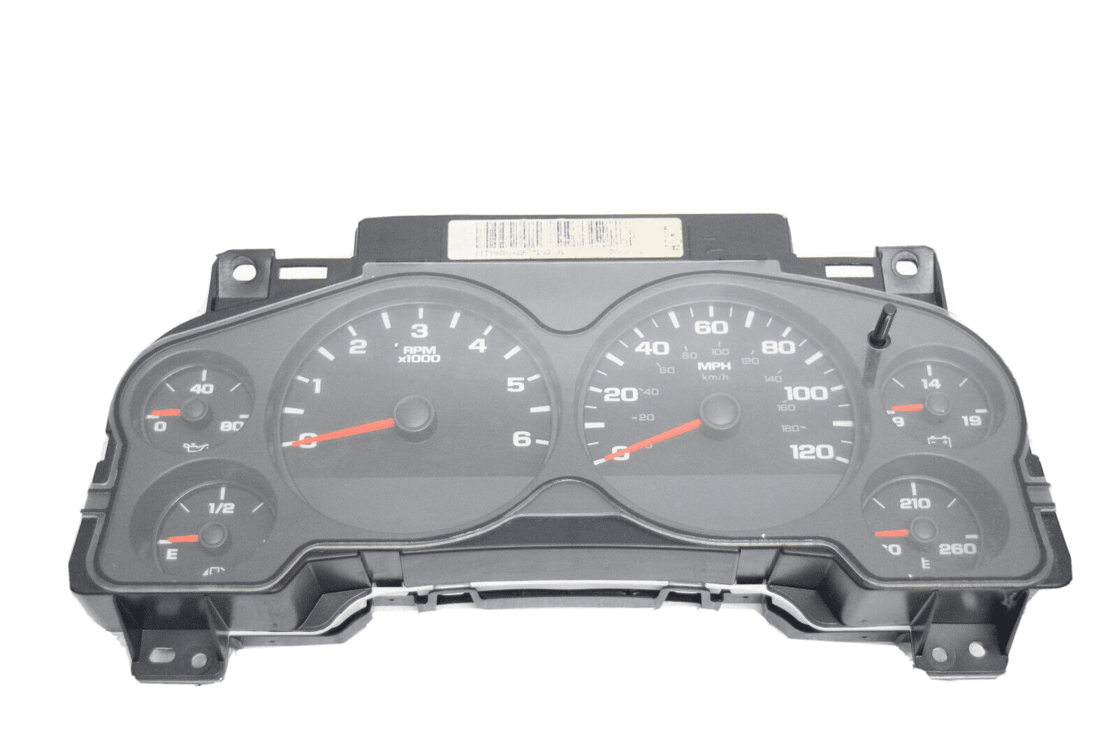 07 08 09 10 Chevy Silverado Sierra Tahoe Speedometer Instrument Cluster ...