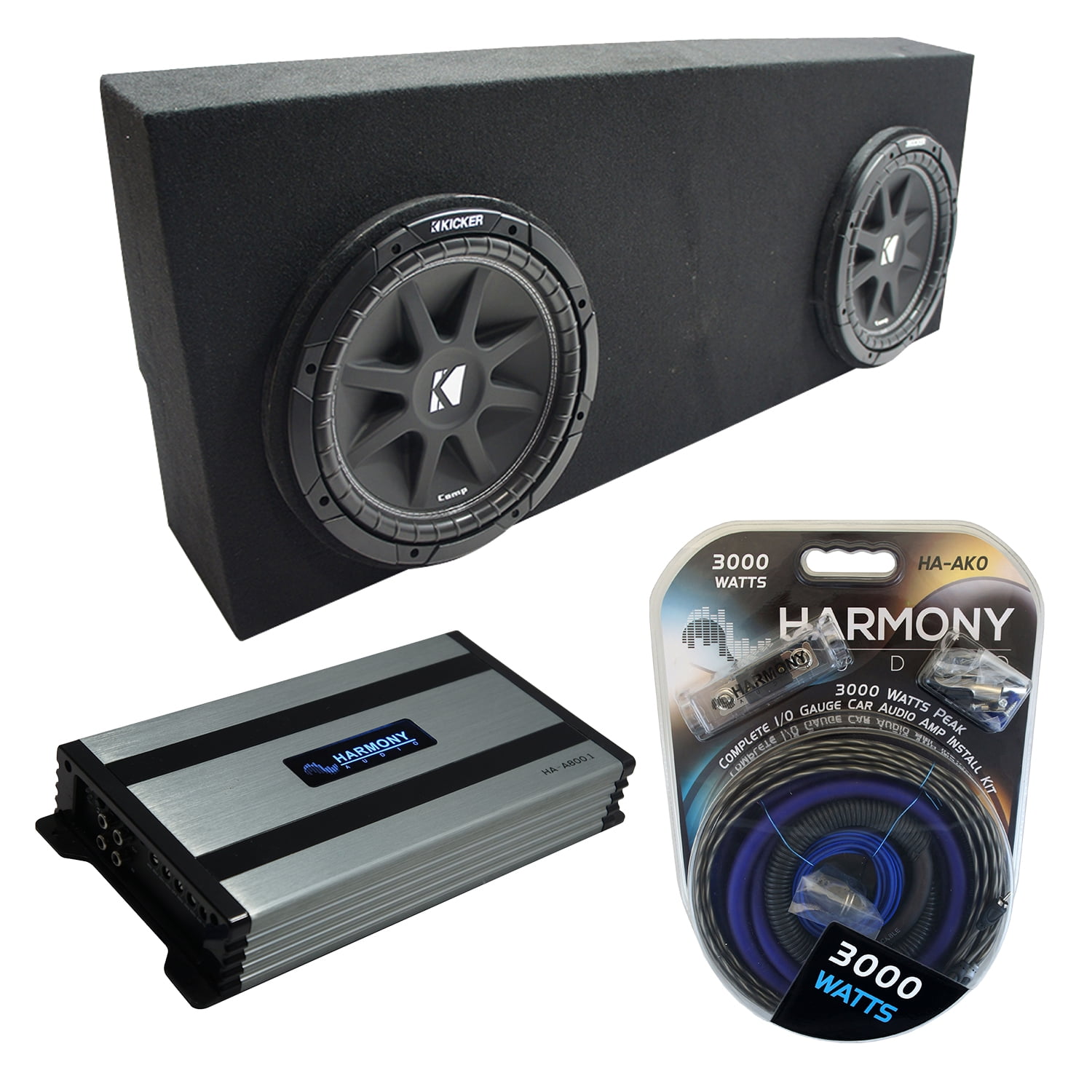 07-13 Toyota Tundra Crew Max Kicker Comp C12 Dual 12" Custom Sub Box HA ...