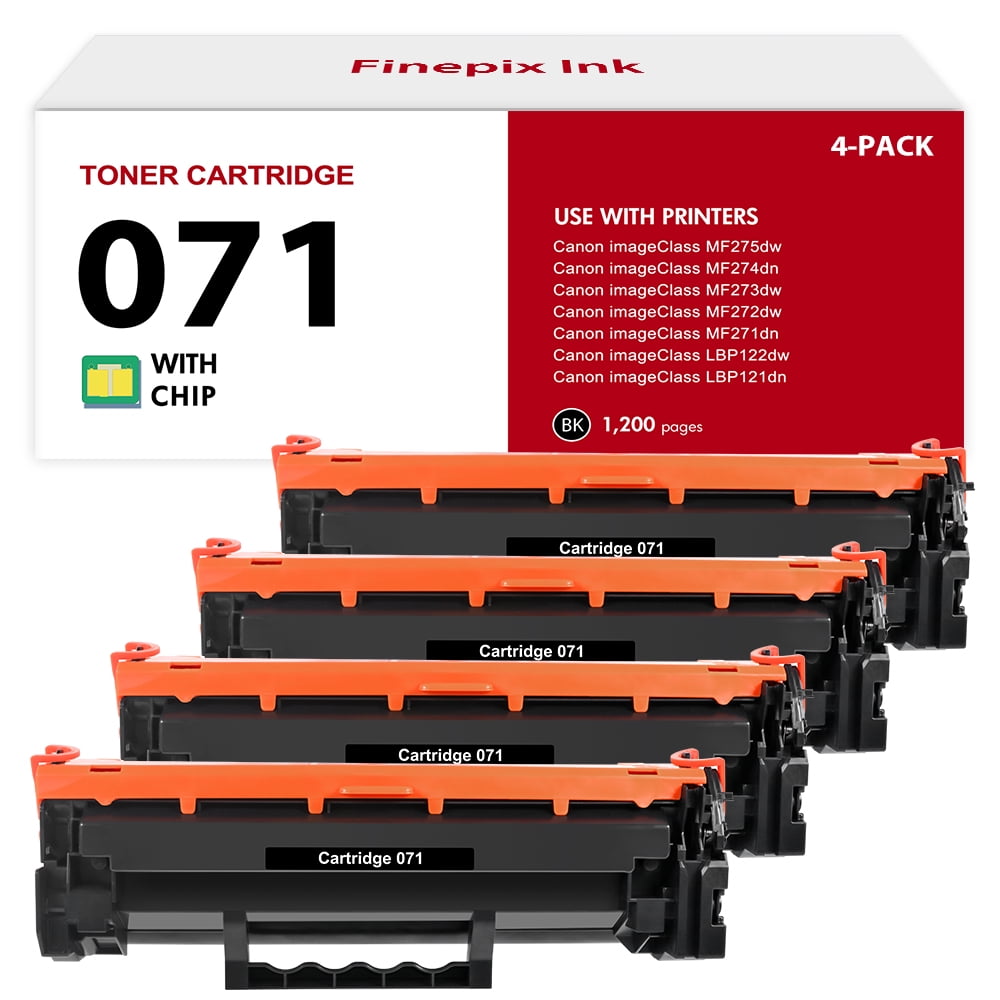 071 071H Toner Cartridges High Yield with Chip Compatible for Canon 071 ...