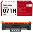 071H GraphiMax Toner Cartridge with Chip Compatible for Canon 071H 071 CRG 071H imageClass ...