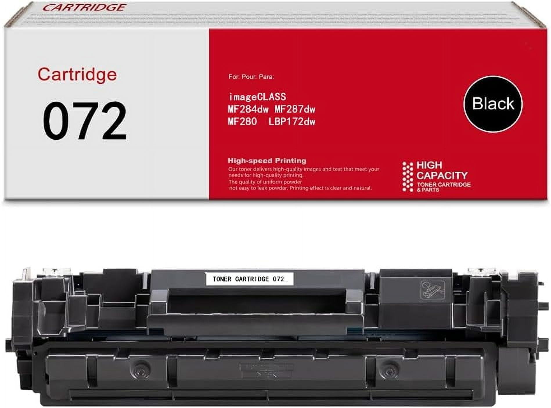 072 Black High Yield Toner Cartridge Compatible Replacement for Canon ...