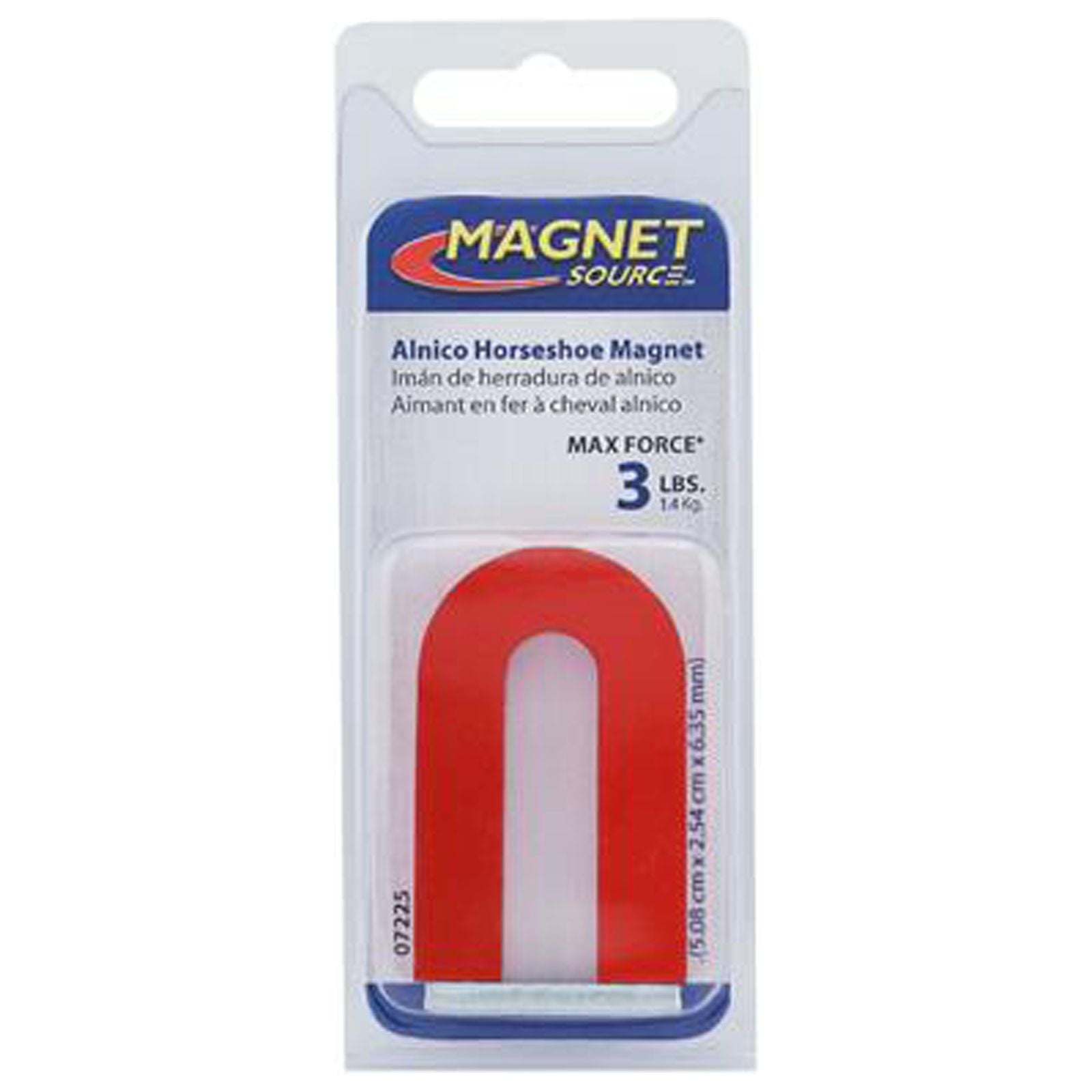Master Magnetics 07225 Alnico Horseshoe Magnet with Keeper , 3 Lb. Pull ...