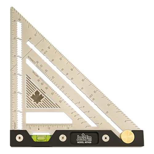 07430 Quick Angle Square – Durable 1/16” Stainless Steel Imperial Speed ...