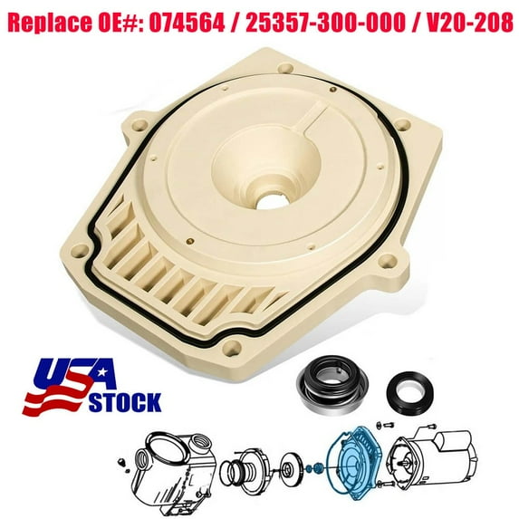 074564 25357-300-000 V20-208 Seal Plate for Pentair WhisperFlo ...