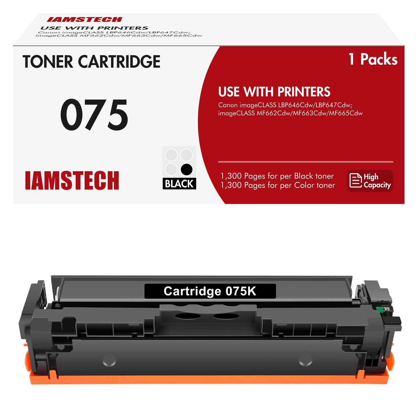 075 Toner Cartridge 075H With Chip Compatible for Canon 075 075H Toner ...