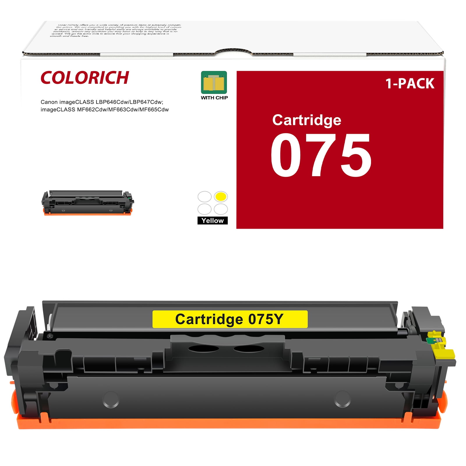075 Toner Cartridge 075H High Page Yield (with chip) Compatible for ...