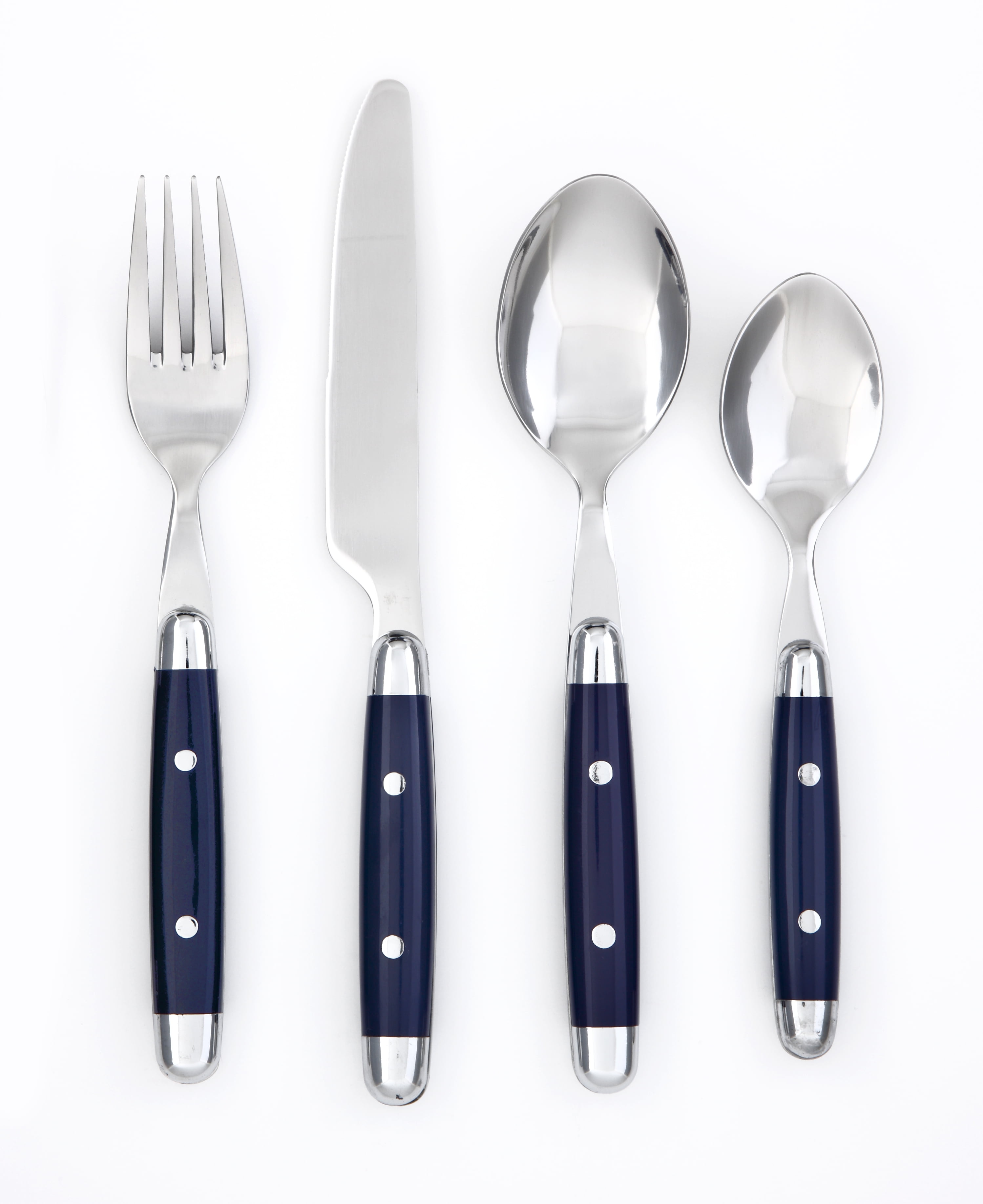 07516R Jubilee 16-Piece Flatware Set, Blue, Service for 4, 16-piece set ...