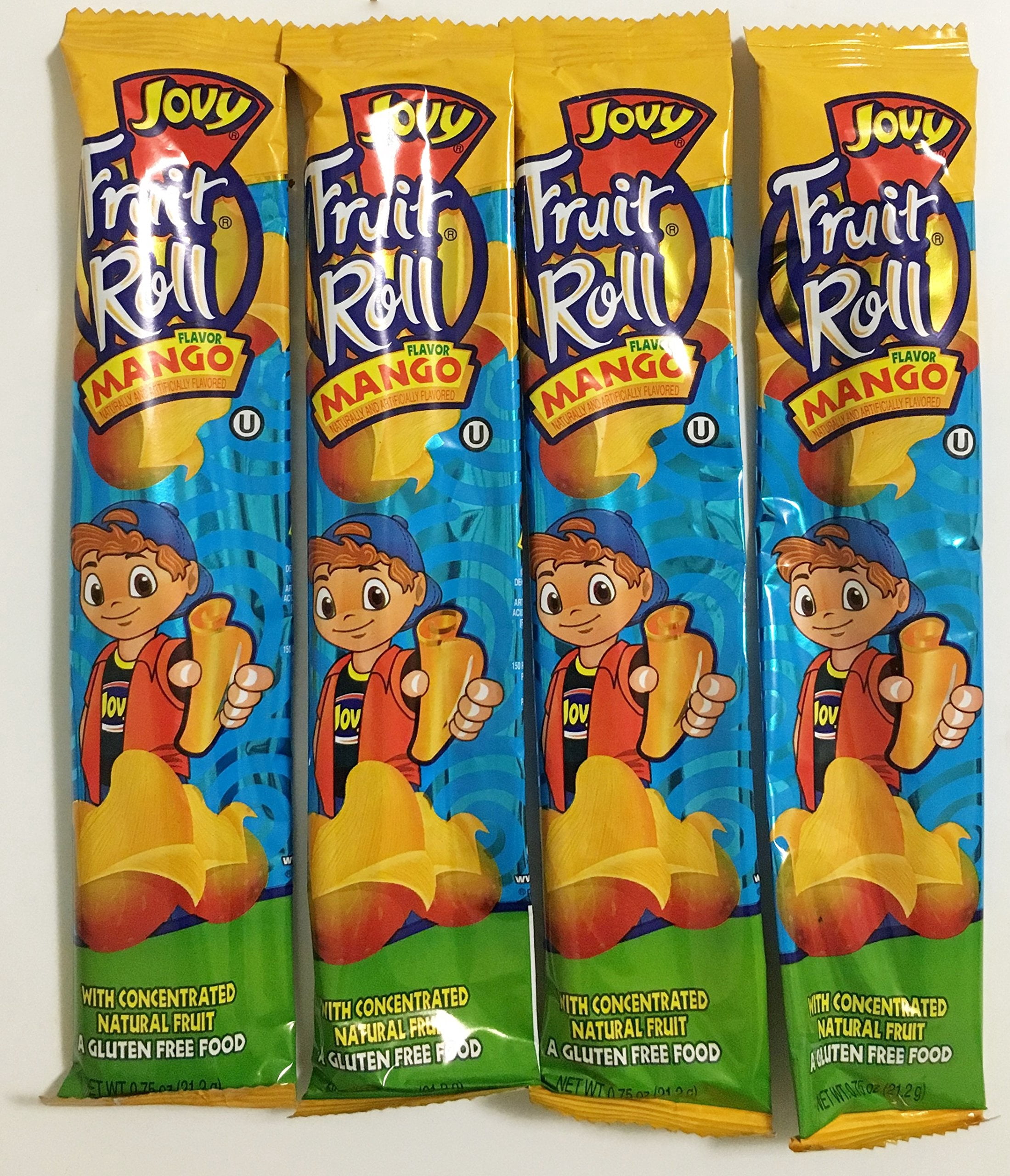 075oz Jovy Fruit Roll RE32Snack Mango 16 Single Packets Per Order ...