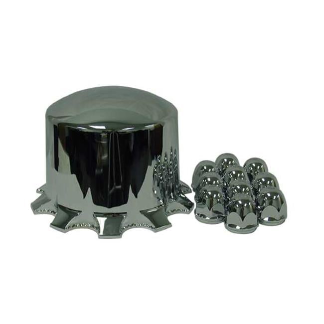 077152 Alcoa Chrome Wheel Hub Cover System - Walmart.com