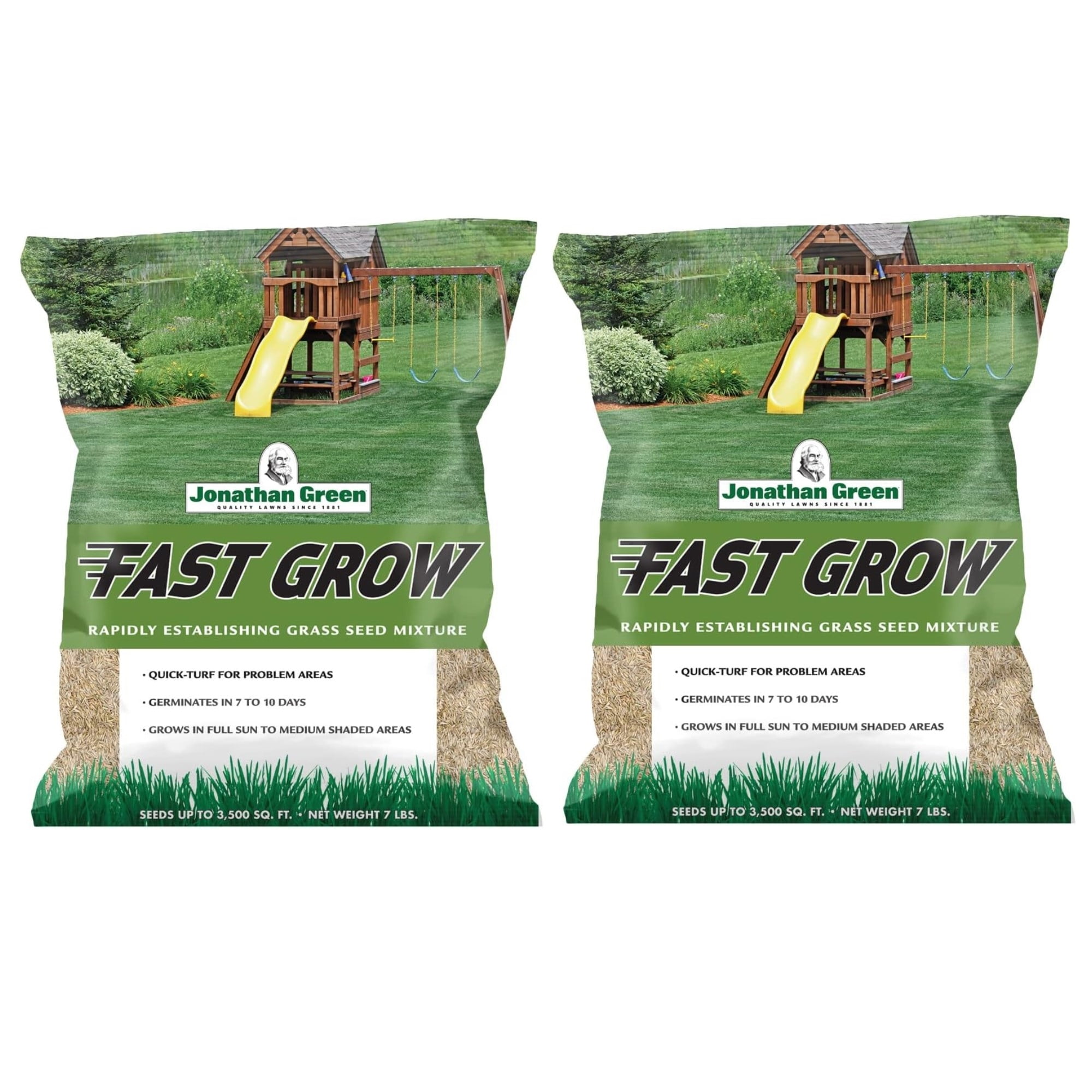 Free Shipping! Jonathan Green Fast Grow Grass Seed Mixture, 7lb (Pack ...