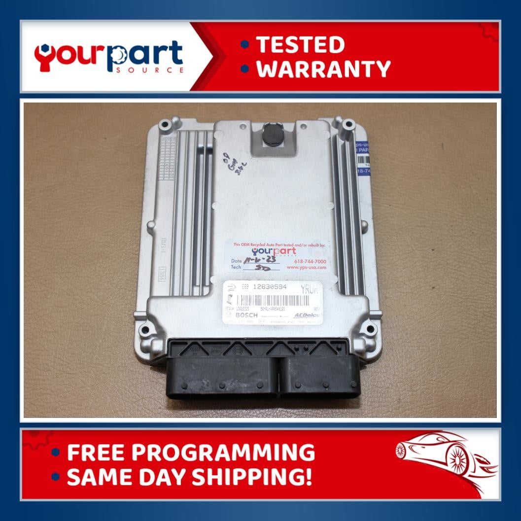 08-09 CADILLAC STS 3.6L TRAVERSE ECU ECM ENGINE COMPUTER 12630594 ...
