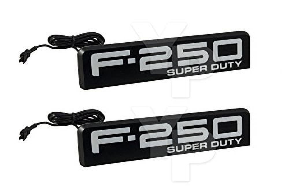 08-10 Ford F250 Illuminated Emblems 2-Piece Kit Includes Driver And ...