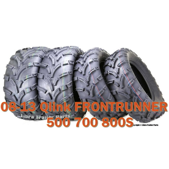 08-13 Qlink FRONTRUNNER 500 700 800S ATV Tire Set WANDA 25x8-12 25x10 ...
