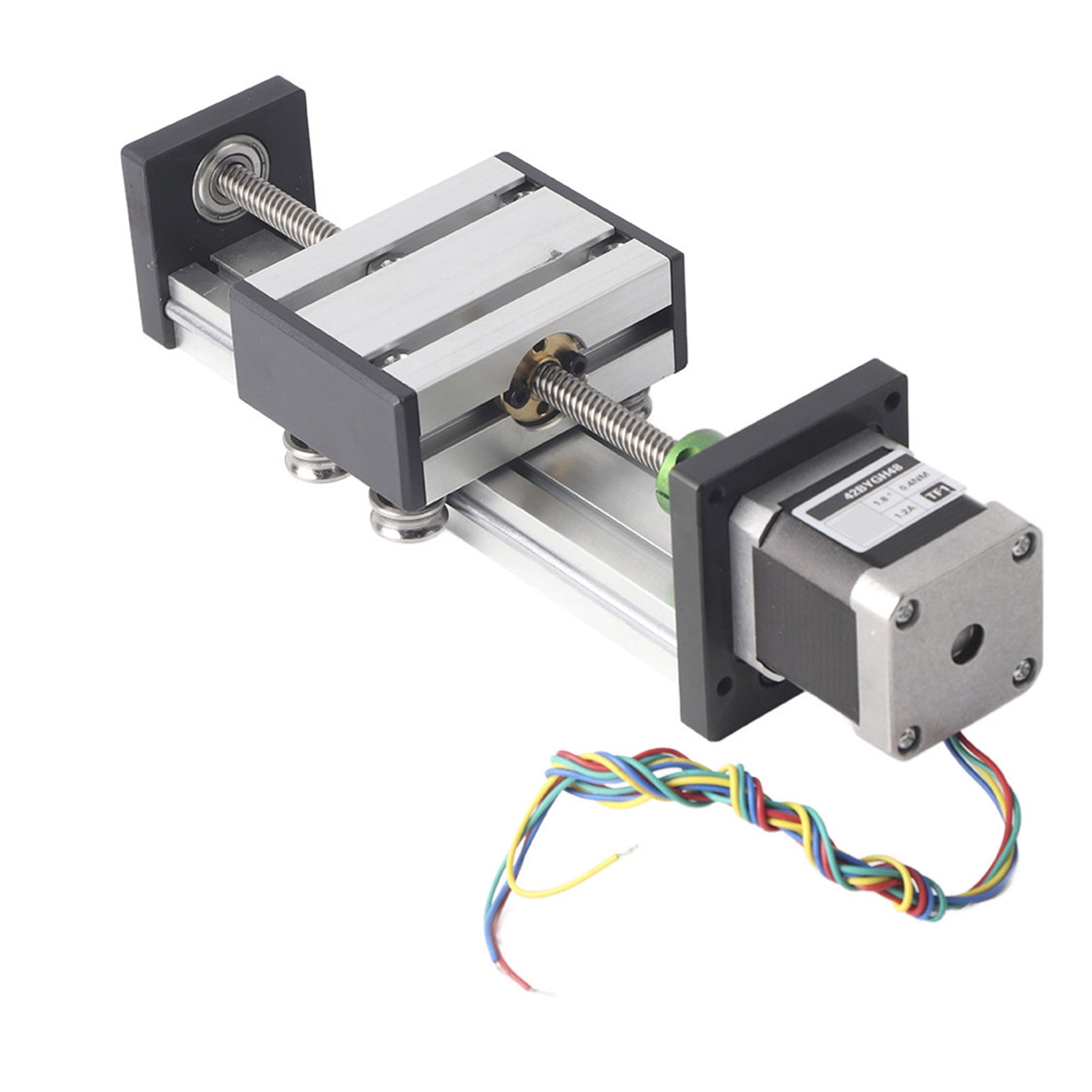 0808 Ball Screw Long Stage Actuator Guide Rail Nema17 42 Stepper Motor ...