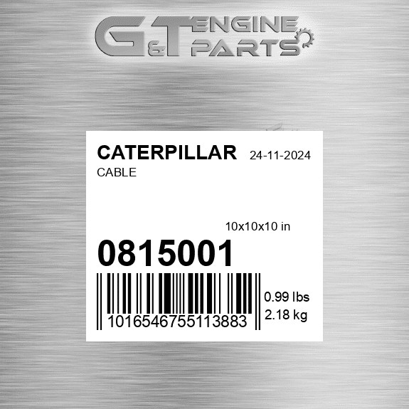 0815001 CABLE fits CATERPILLAR (New OEM) - Walmart.com