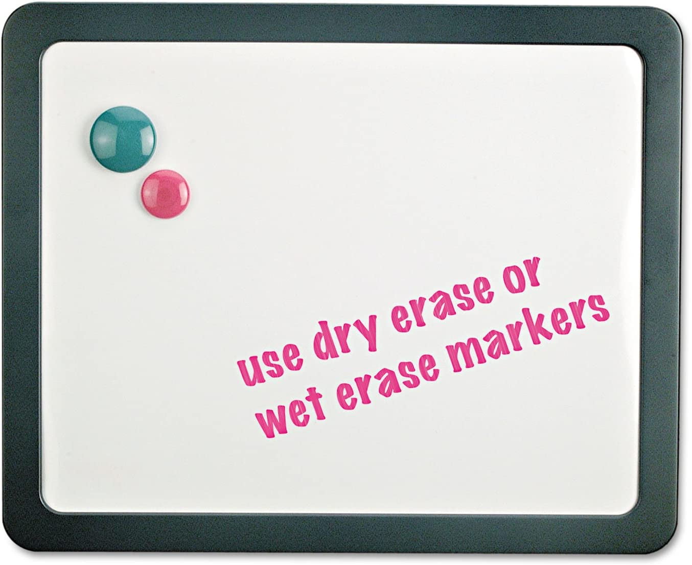 08165 Recycled Cubicle Dry Erase Board, 15 7/8 x 12 7/8, Charcoal, with ...