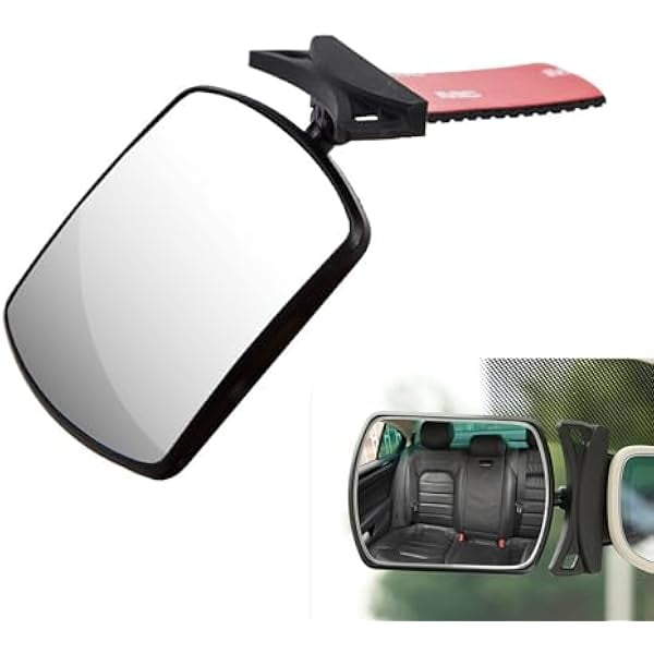 0829 1 PC Car Interior Rearview Mirror Auxiliary Mirror, Rotatable and ...