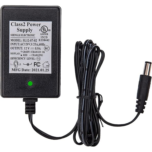 0829 12 Volt Swith Indicator Battery Charger for Ride On Toy,12V0.9A ...