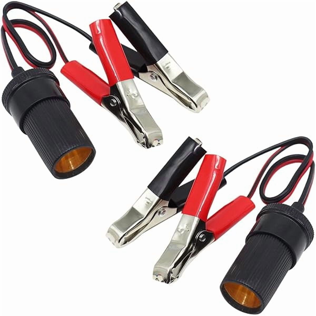 0829 12V Car Cigarette Lighter Plug, Trickle Charger Quick Disconnect ...