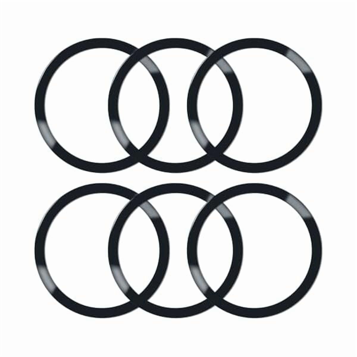 0829 6 Pcs Universal Metal Rings Sticker Compatible for Magsafe ...