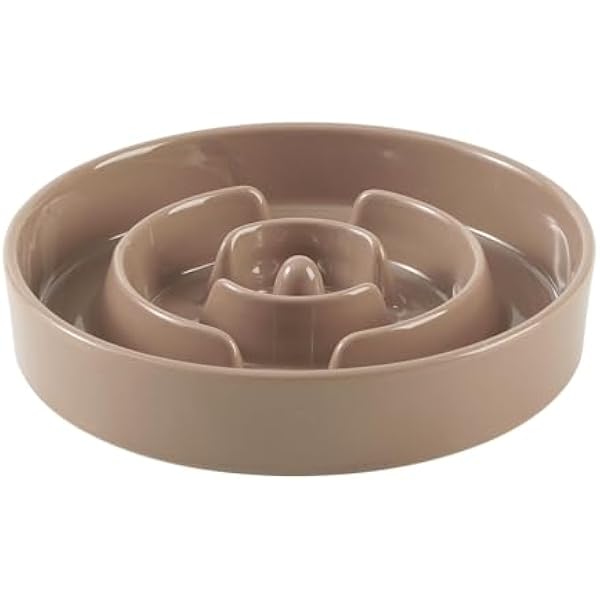 0829 8.2inch Ceramic Slow Feeder Dog Bowl for Medium and Large Breed ...
