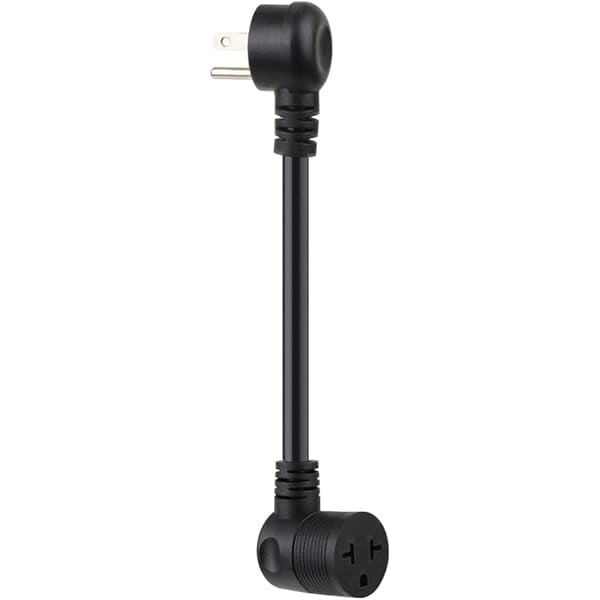 0829 Angled Four-in-One Heavy Duty SJTW 12AWG Extension Cord 12-AWG 15A ...