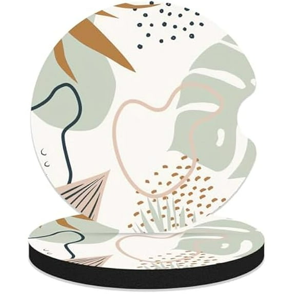 0829 Car Coasters for Cup Holders, 2 Pack Anti Slip Universal Rubber ...