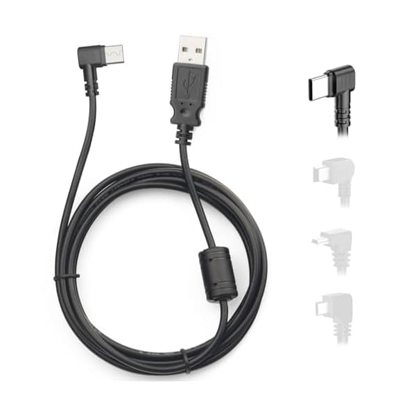 0829 Dash Cam Power Cord,(3Ft Power Only) USB C Dashcam Charger Cable ...