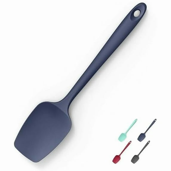 0829 Heat Resistant Silicone Spoon Spatula, 600°F High Temp Flexible ...