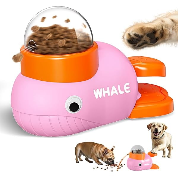 0829 Interactive Treat Dispenser Dog Toys, Pet Food Puzzle Slow Feeder ...