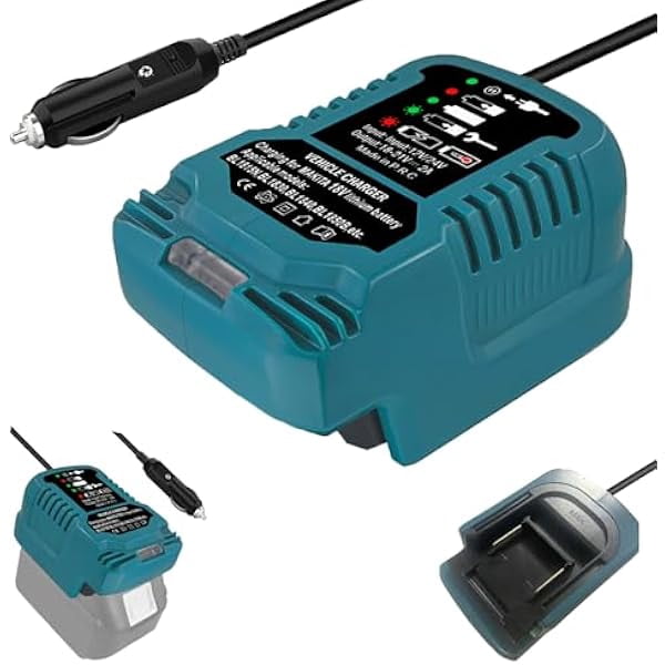 0829 for MAKITA 18V Lithium Battery Charger Replacement, Car Charger ...
