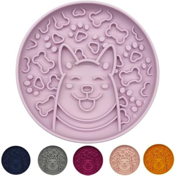 0829 Non-Slip Slow Feeder Pet Bowl – Anti-Choking Feeding Bowl with ...