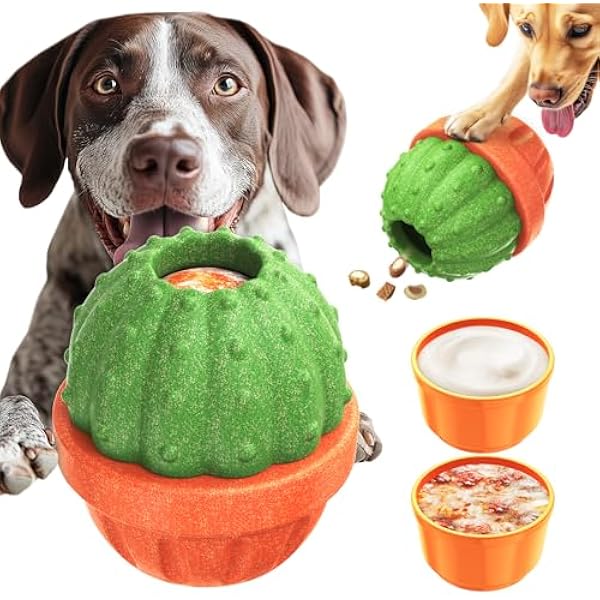 0829 All in ONE Durable 3 in 1 Dog Fillable Chew Toy & Freezer ...