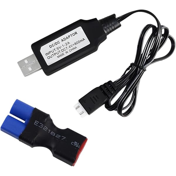 0829 RC Battery Accessory Kit,No Wires EC3 Male (Blue) Connector Switch ...