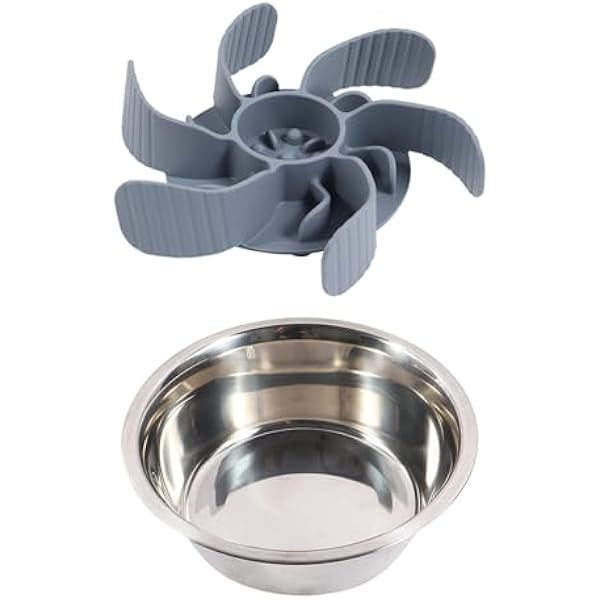 0829 Slow Feeder Dog Bowl Insert with Suction Cups Dog Anti-Choking ...