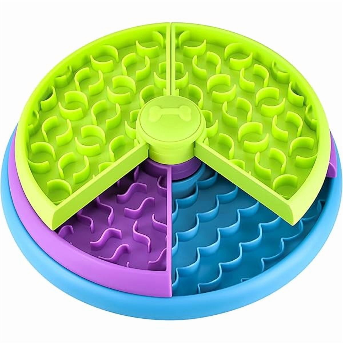 0829 Slow Feeder Dog Bowls - 3 Layers, Interactive Dog Puzzle Game ...