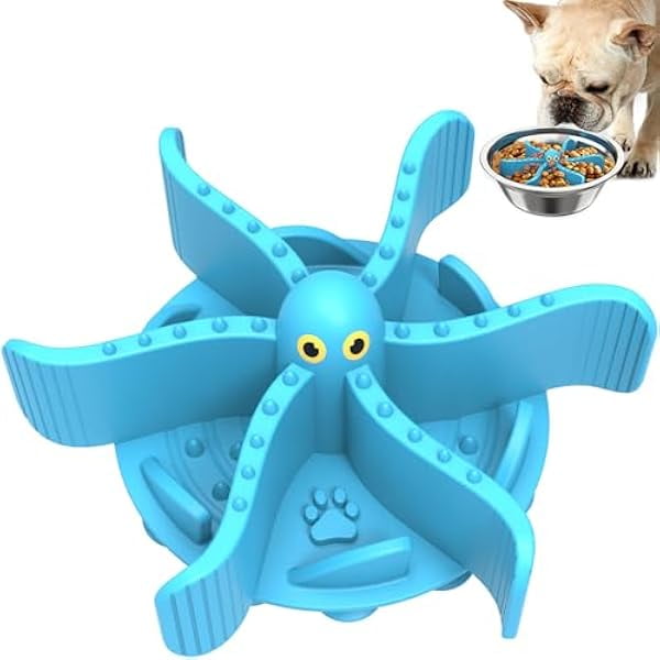 0829 Slow Feeder Insert for Dog Bowl,Silicone Pet Food Slow Feeder ...