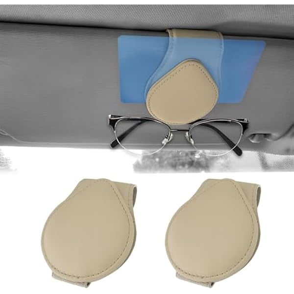 0829 Sunglasses Holder for Car Visor, Car Sun Visor Clip, Magnetic ...