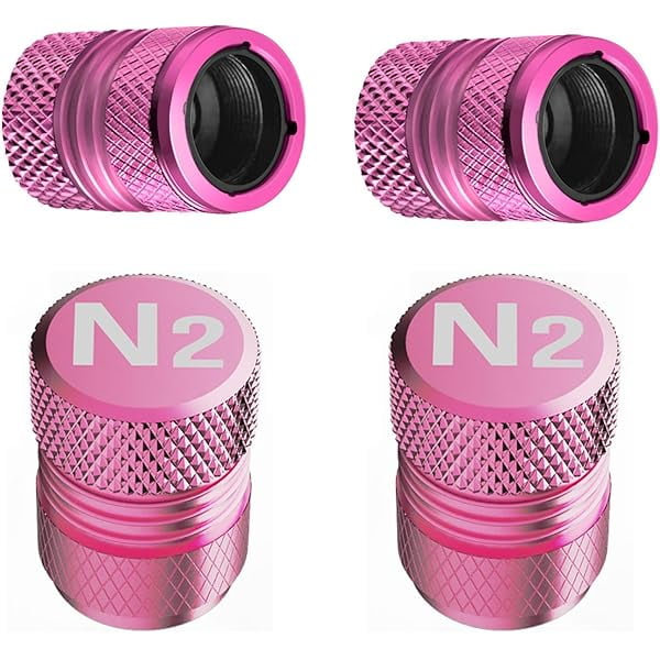 0829 Tire Valve Stem Caps - 4 Pack Anti-Corrosion Premium Anodized ...
