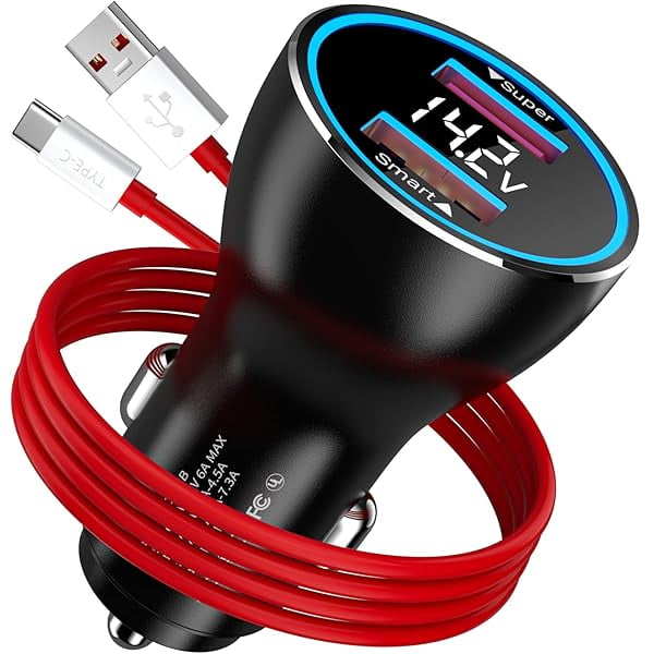 0829 USB Car Charger Adapter 80W for OnePlus 13 12 11 10 Pro Open ...