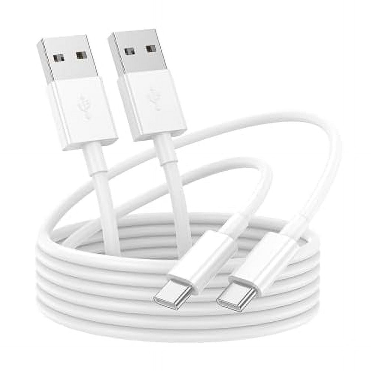 0829 USB to USB C Cable 6ft 2Pack for iPhone 15/16 Charger Cord, Car ...