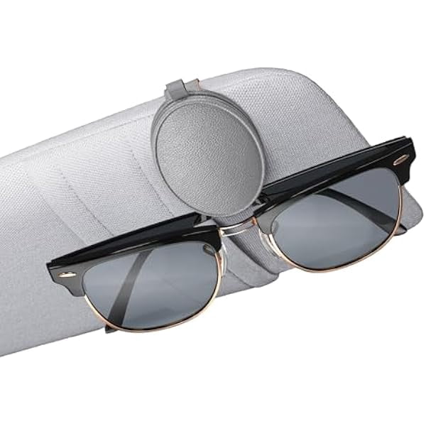 0829 Visor Sunglasses Holder Clip - 2024 Upgraded Dual Magnetic ...