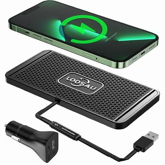 0829 Wireless car Charger Charging pad 15w Non Slip FastCharger for car ...