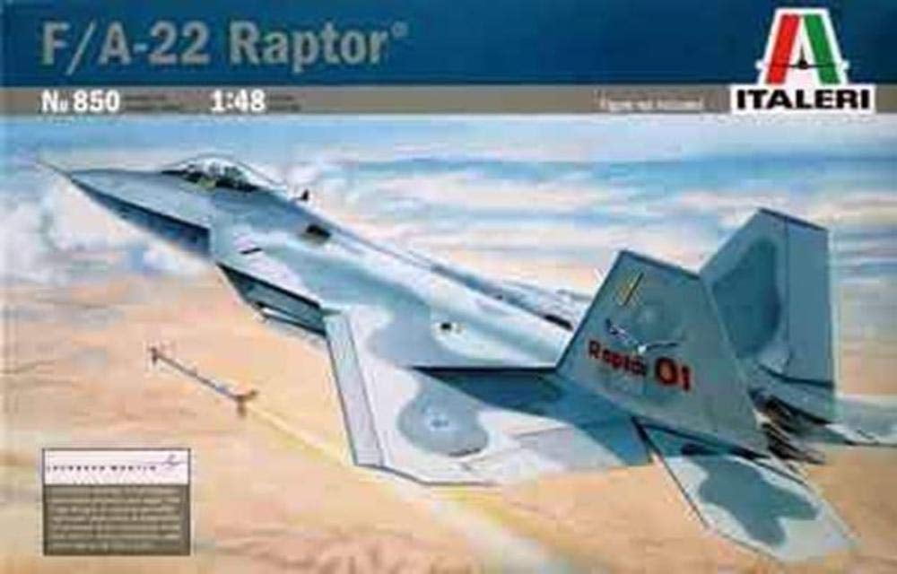 Italeri Models Lockheed Martin F-22 Raptor Plane Model Kit - Walmart.com