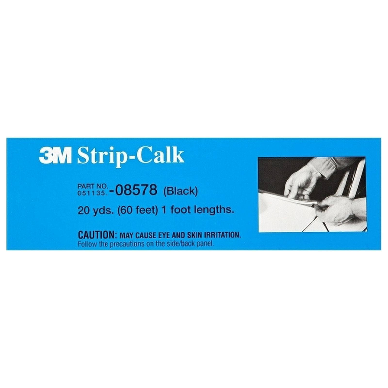 08578 3M 08578 Black 1 Foot Strip Calk - Walmart.com