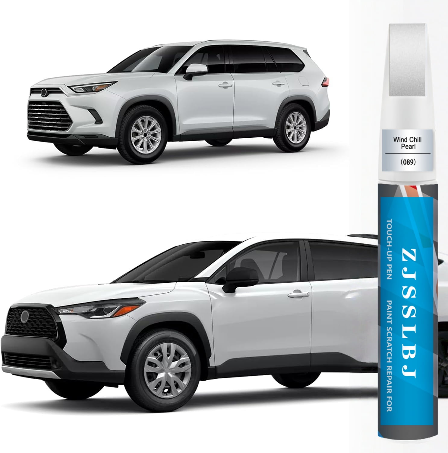 089 Wind Chill Pearl Tricoat Touch Up Paint for Toyota, Car Paint Pen ...
