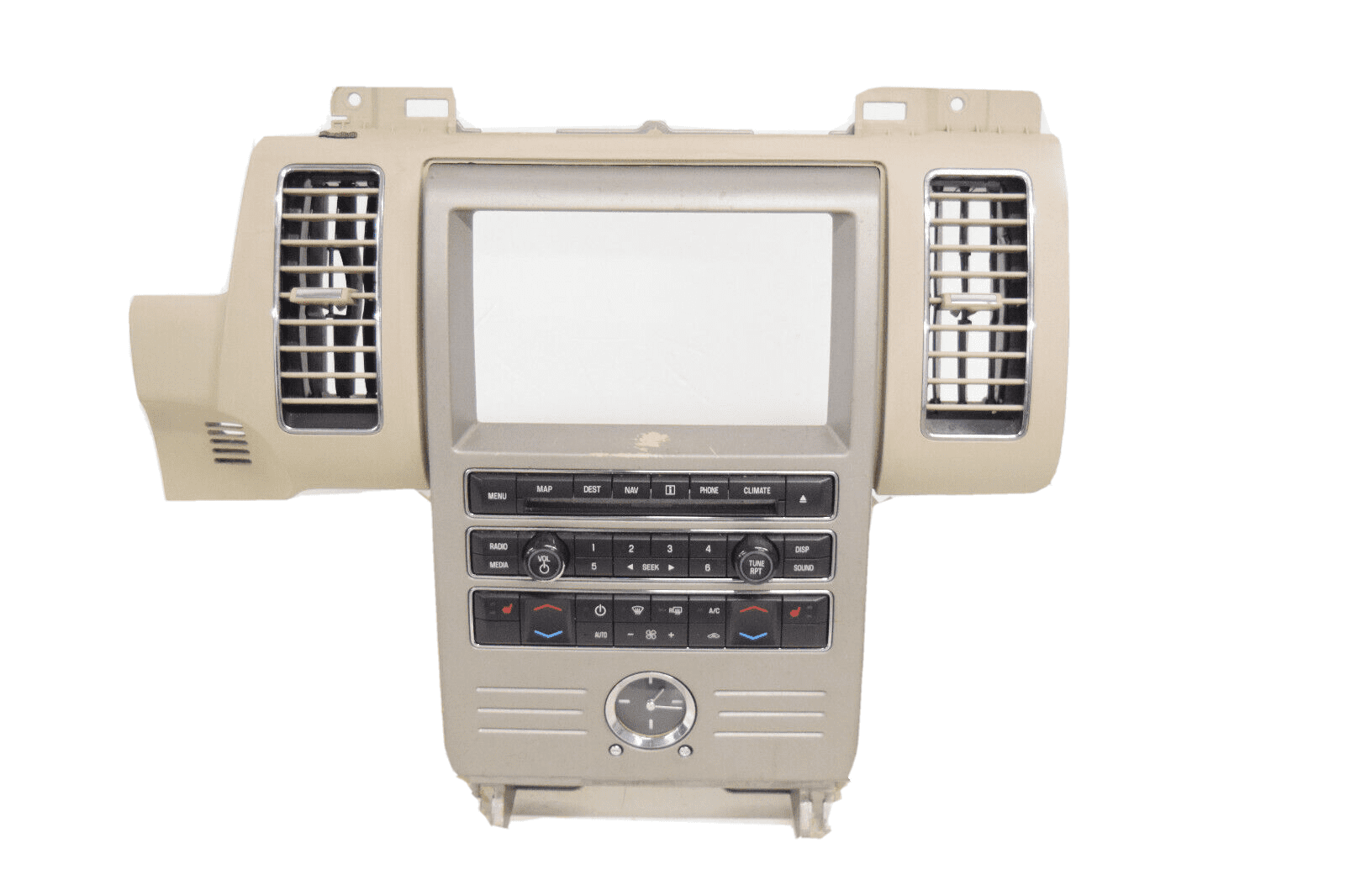 09 10 11 12 Ford Flex Navigation Radio Climate Control Dash Bezel ...